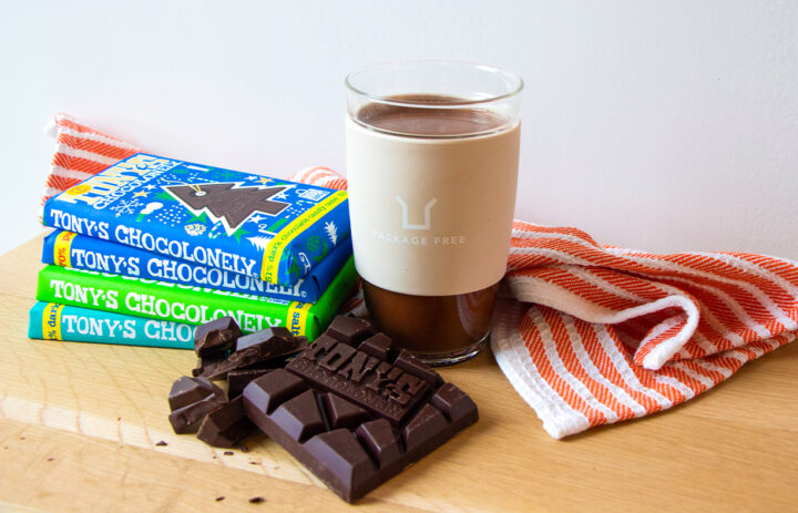 Zero Waste Vegan Hot Chocolate | Trash is for Tossers